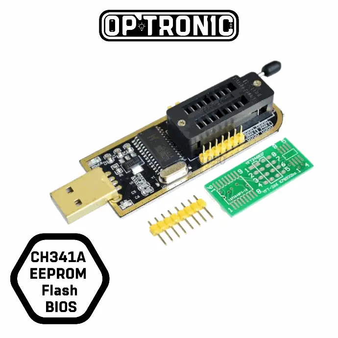 CH341A EEPROM Flash BIOS USB Programmer SPI Programmer | OP-Tronic